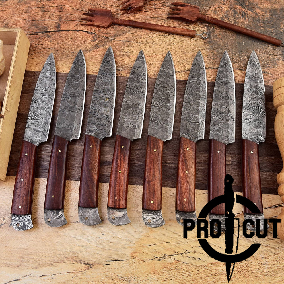 Pro Cut Steel Root - Hand Forged Damascus Steel Full Tang Culinary Ste – Pro Cut Blades